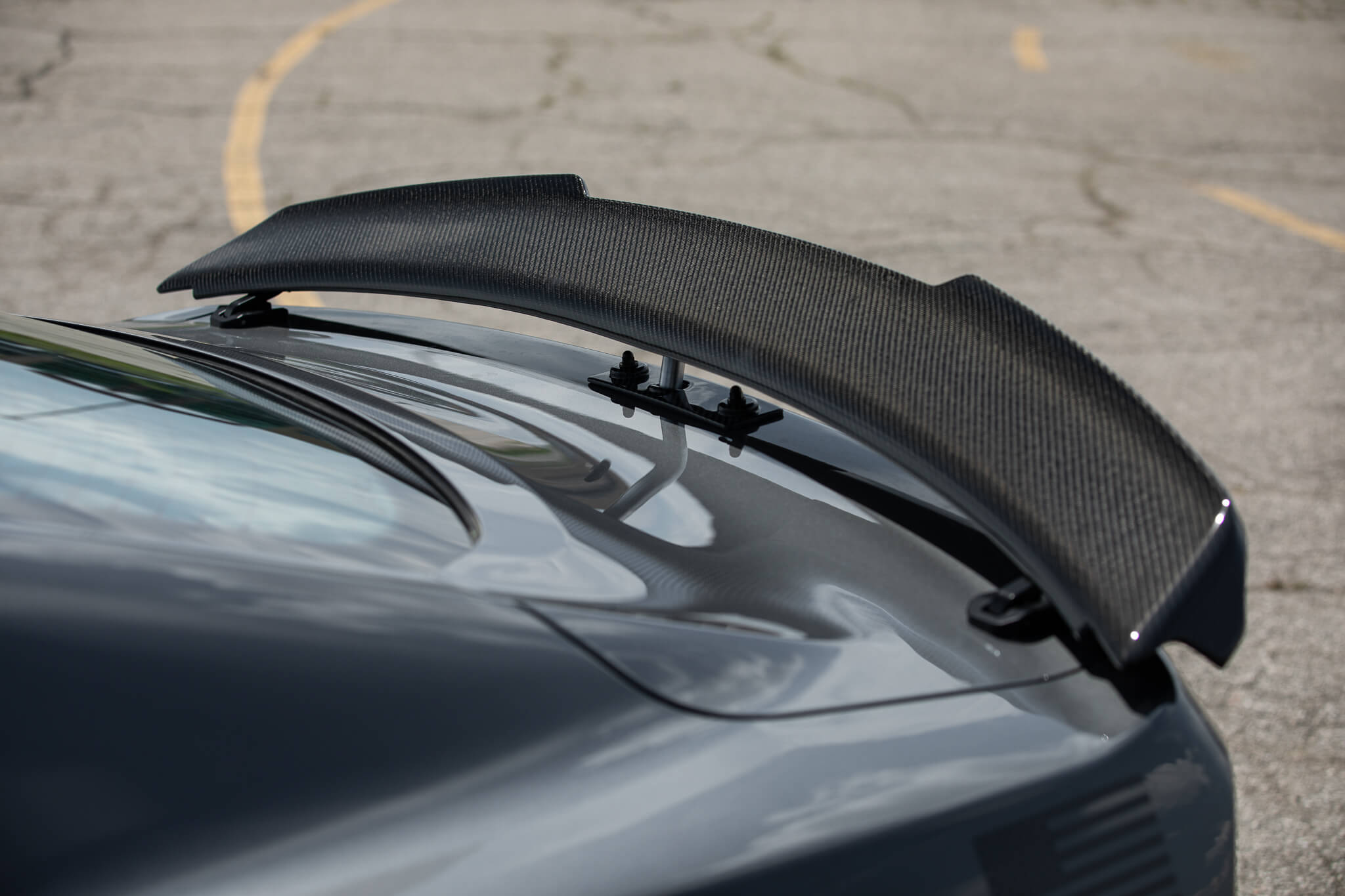 What are the Active Spoiler Options for the ROUSH Mustang?