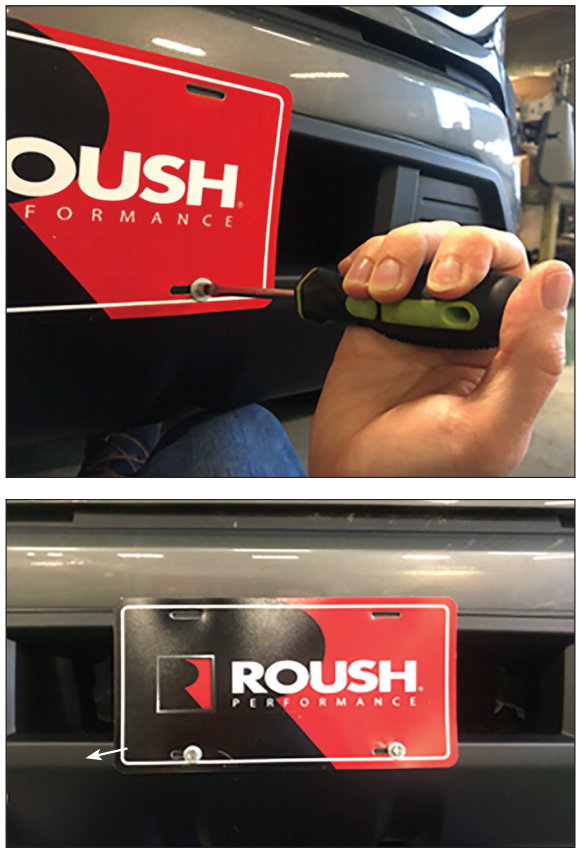 2021 ROUSH F-150 - Front License Plate Installation
