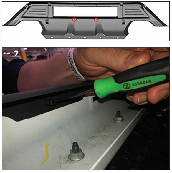 2021 ROUSH F-150 - Front License Plate Installation