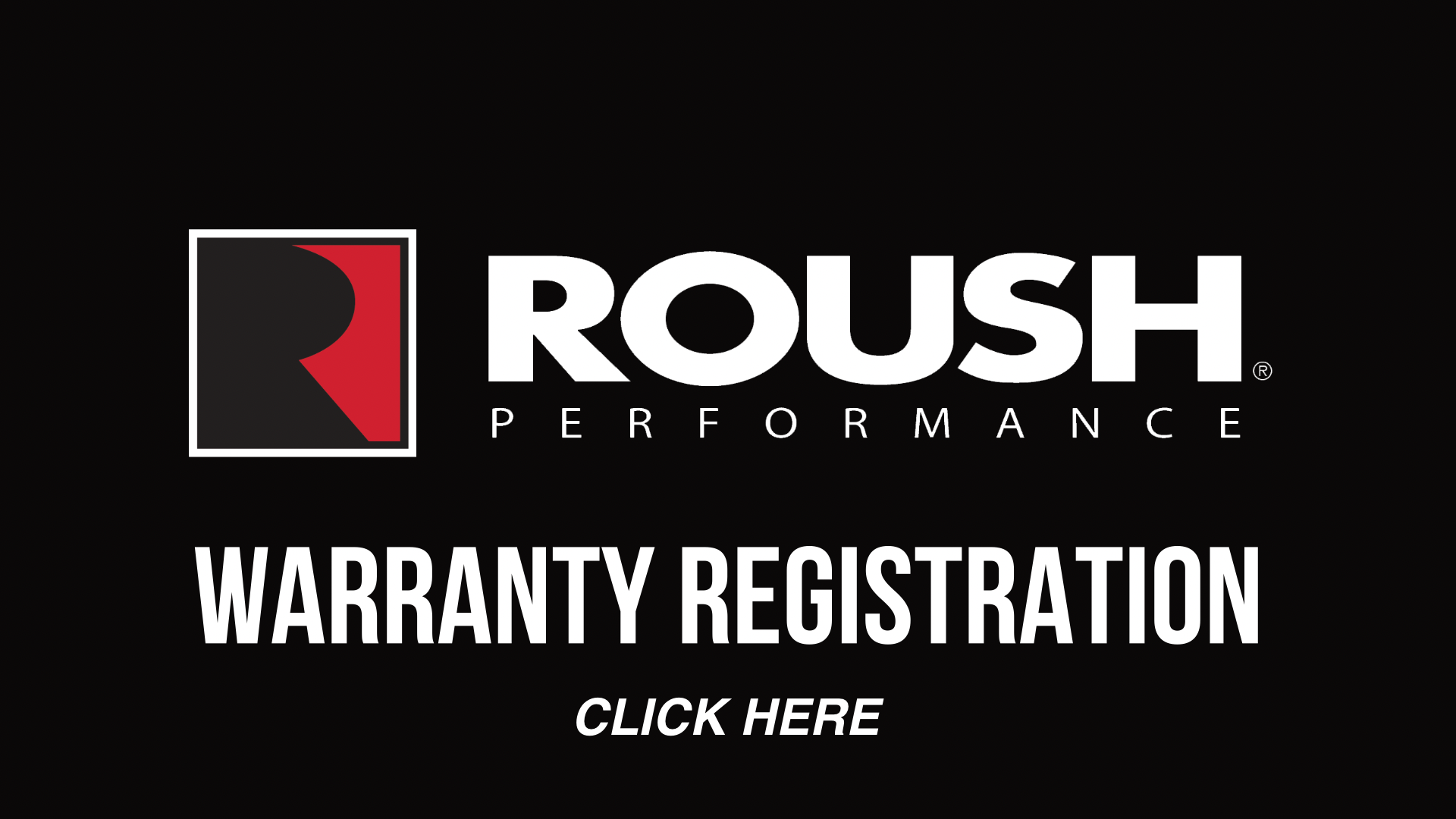 ROUSH Performance Warranty Information